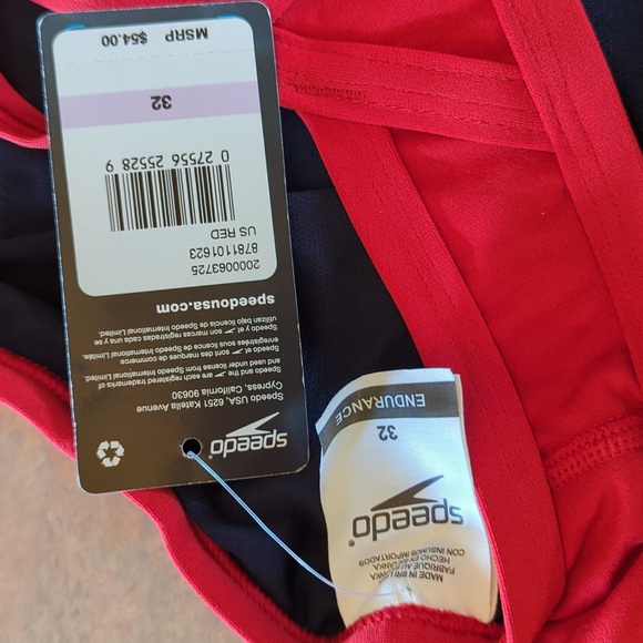 Speedo | Swim | Speedo Lifeguard Red One Piece Swimsuit With Keyhole ...